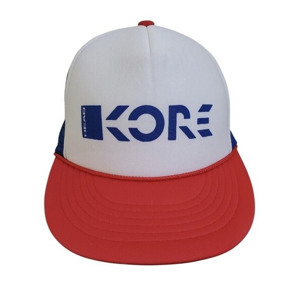 Cobra | Accessories | Head Kore Skies Trucker Hat Snapback Red White ...
